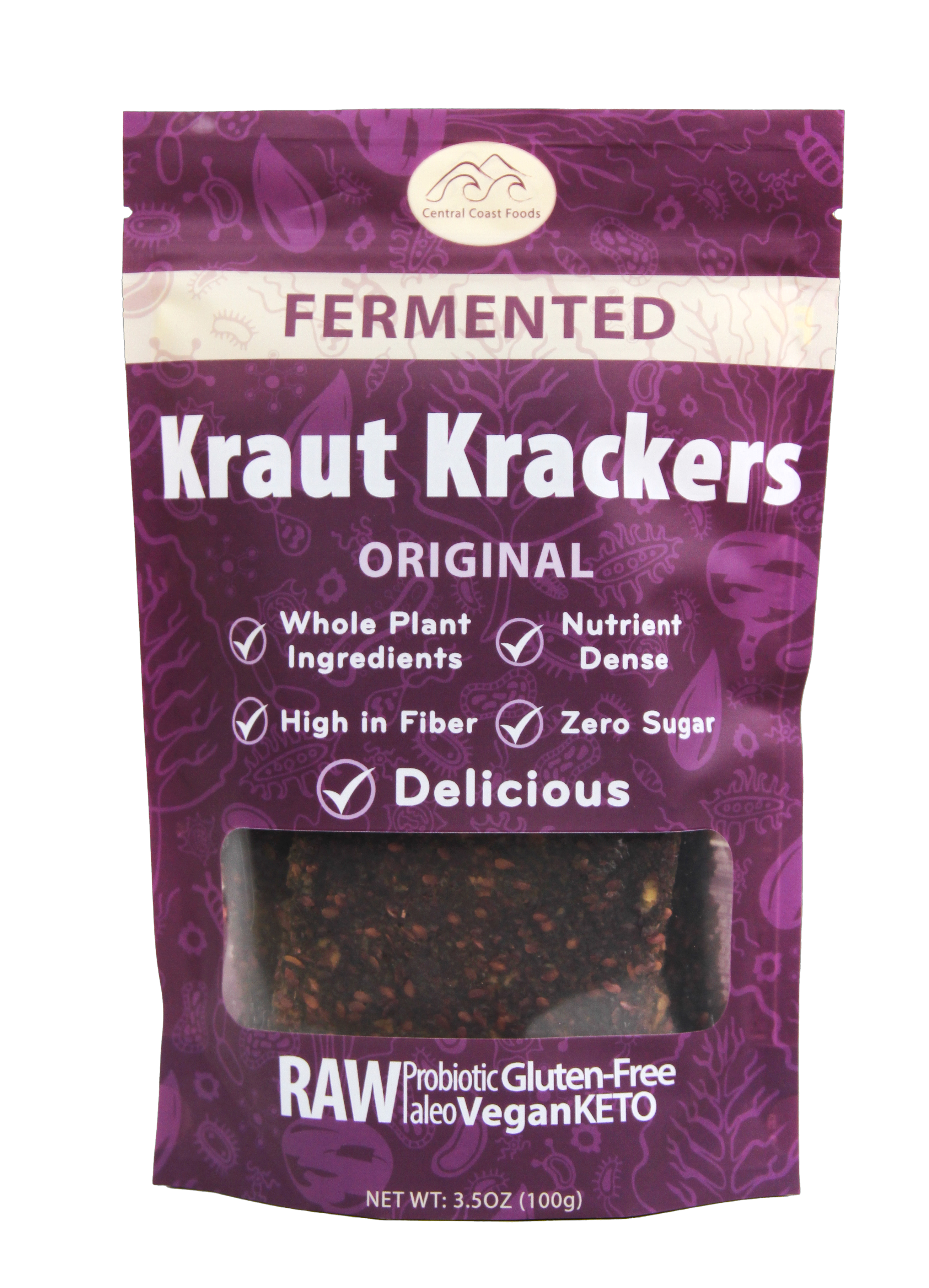 Raw Fermented Crackers | Kraut Krackers – Central Coast Live Foods