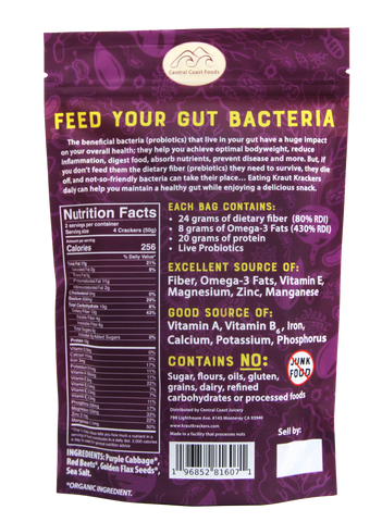 Raw Fermented Crackers | Kraut Krackers – Central Coast Live Foods