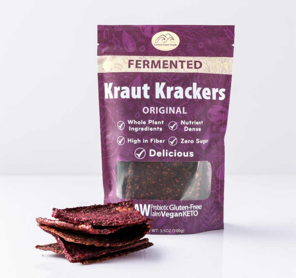 Raw Fermented Crackers | Kraut Krackers – Central Coast Live Foods